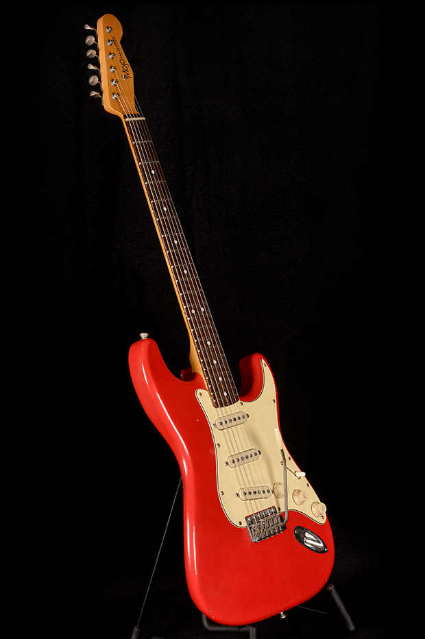 Mojomaster S-Type Fire Red Relic | Woodstock Guitars